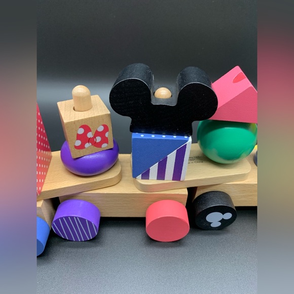 Disney | Toys | Disney Wooden Toys Mickey Friends Mickey Mouse Stacking ...